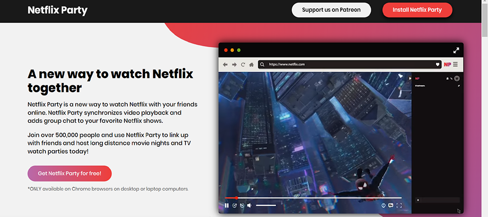 Stay Home! Have an Online Netflix Party!